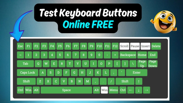 Keyboard Checker - Test Your Keyboard Keys Online