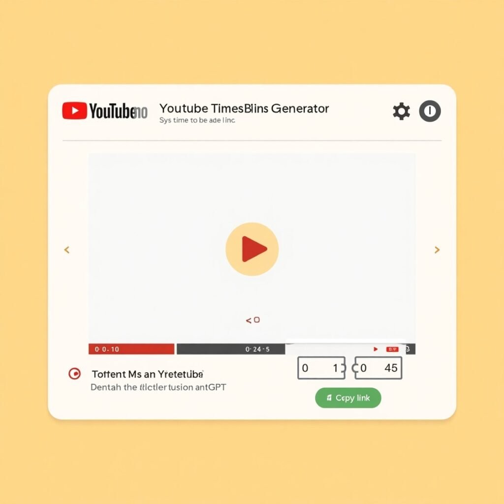YouTube Timestamp link generator - Tool Checking